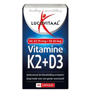 Lucovitaal Vitamine K2 + D3 Capsules kopen bij De Online Drogist