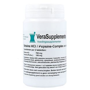 Verasupplements Betaine-HCL / Pepsine-Complex Tabletten