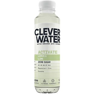 Clever Water Activate Lemon & Lime 500ML met vitaminen