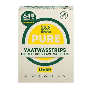The Good Brand Pure Vaatwasstrips Lemon (64st)
