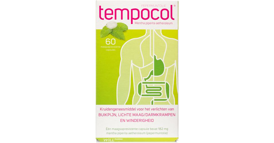 Tempocol Pepermuntolie Capsules (60st) | De Online Drogist