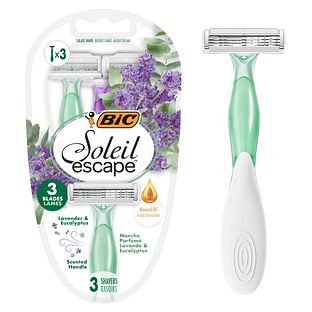 Bic Soleil Escape Lavender Eucalyptus Scheermesjes (3st) | De Online Drogi